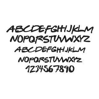 Friends Peich - La tipografía de Friends